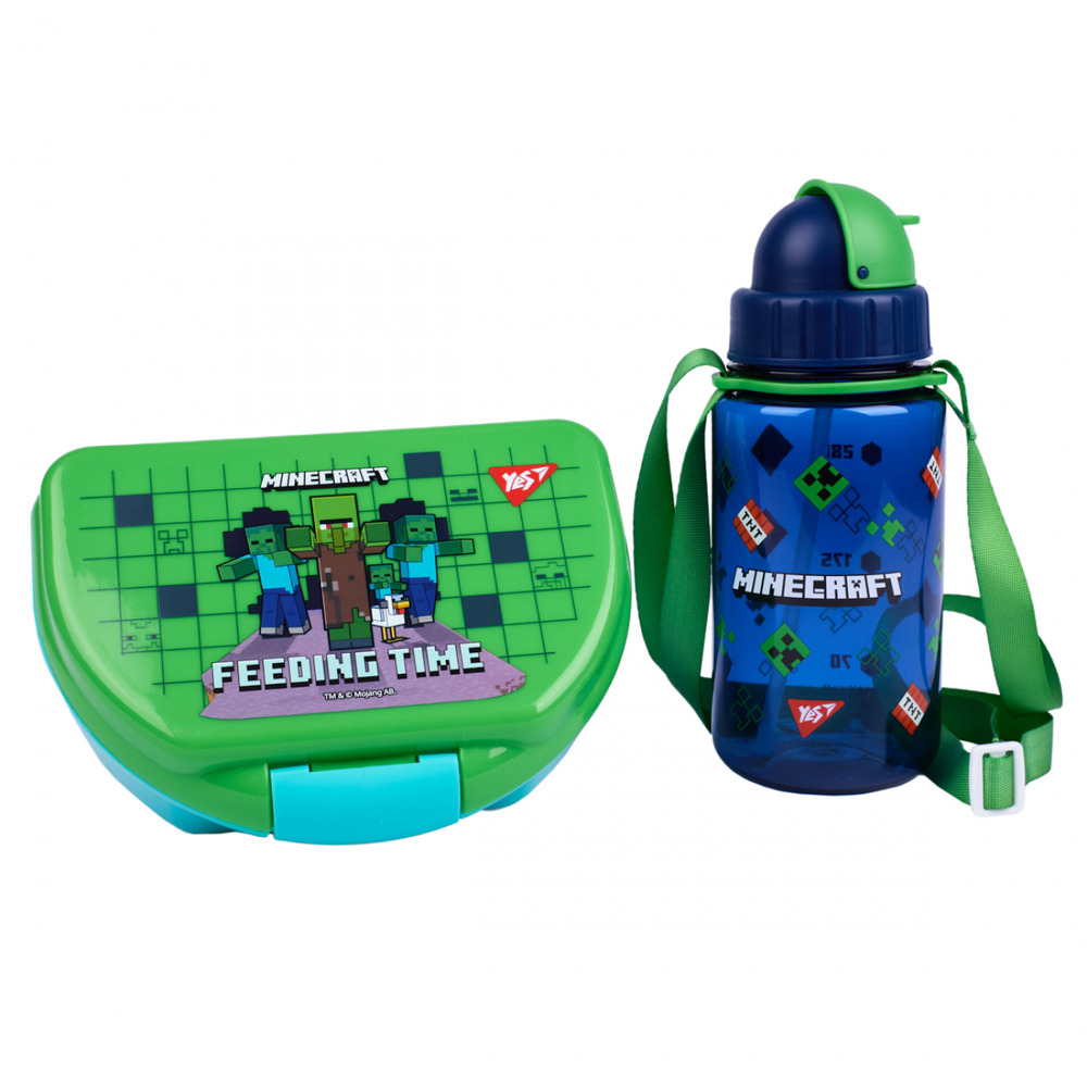 Набір контейнер і пляшка Yes "Minecraft", 2 предмети 450144 купити