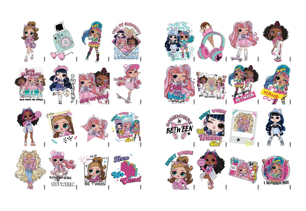 Книжка-розмальовка зі стікерами - Tweens Ali Dance купити